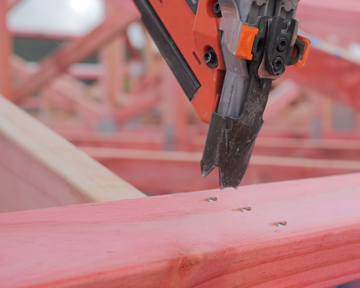 Paslode Purlin nails to make it easy - one tool all the way through ...